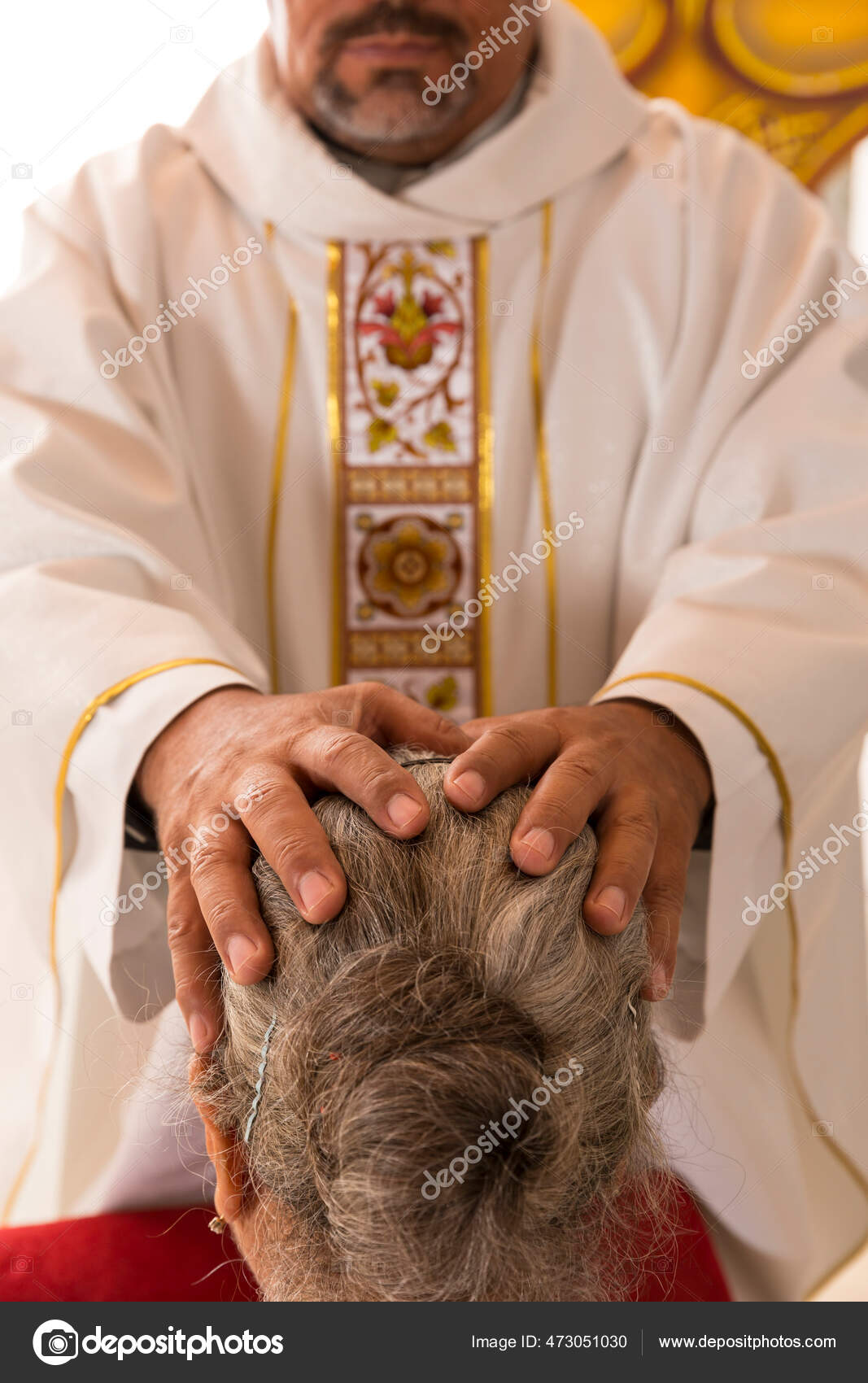 Catholic Priest Blessing