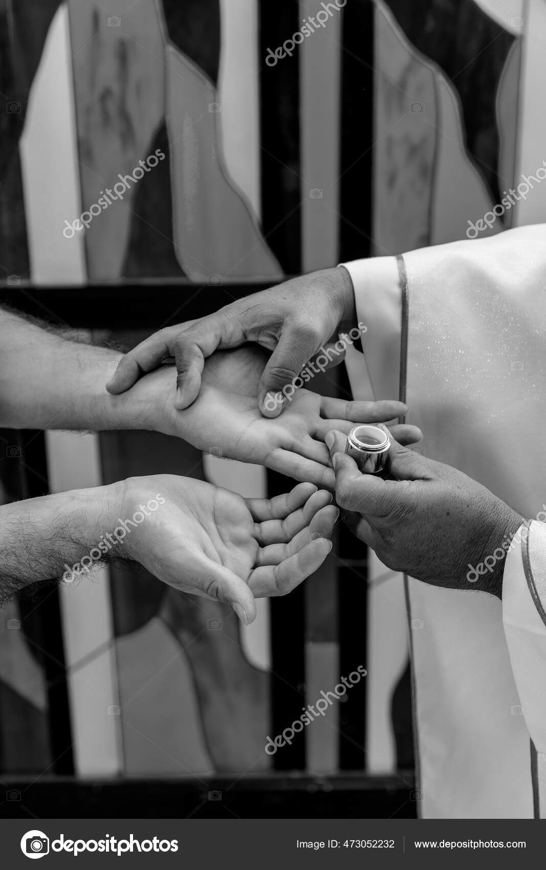 Hands Catholic Priest Applying Oil Anointing Sick Sacraments Catholic ...