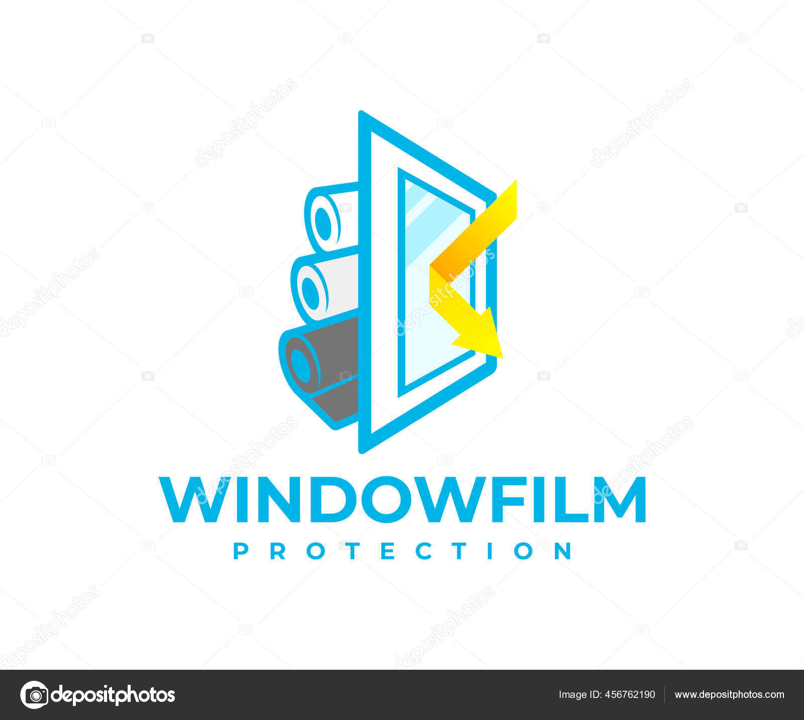 Protection Window Film Solar Shockproof Logo Design Safety Window ...