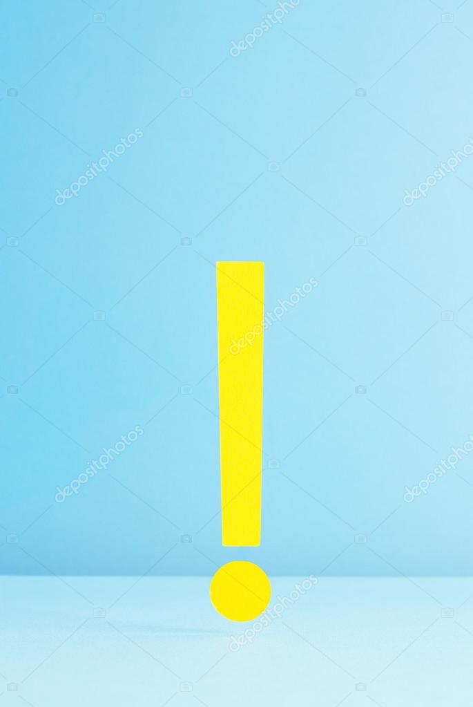 Yellow exclamation mark Stock Photo by ©bogdandreava 117420664