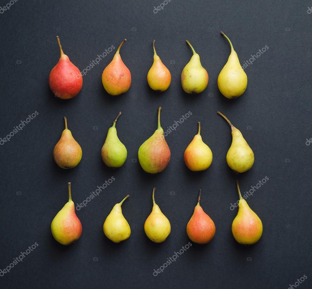 Multiple colorful pears Stock Photo by ©bogdandreava 117425624