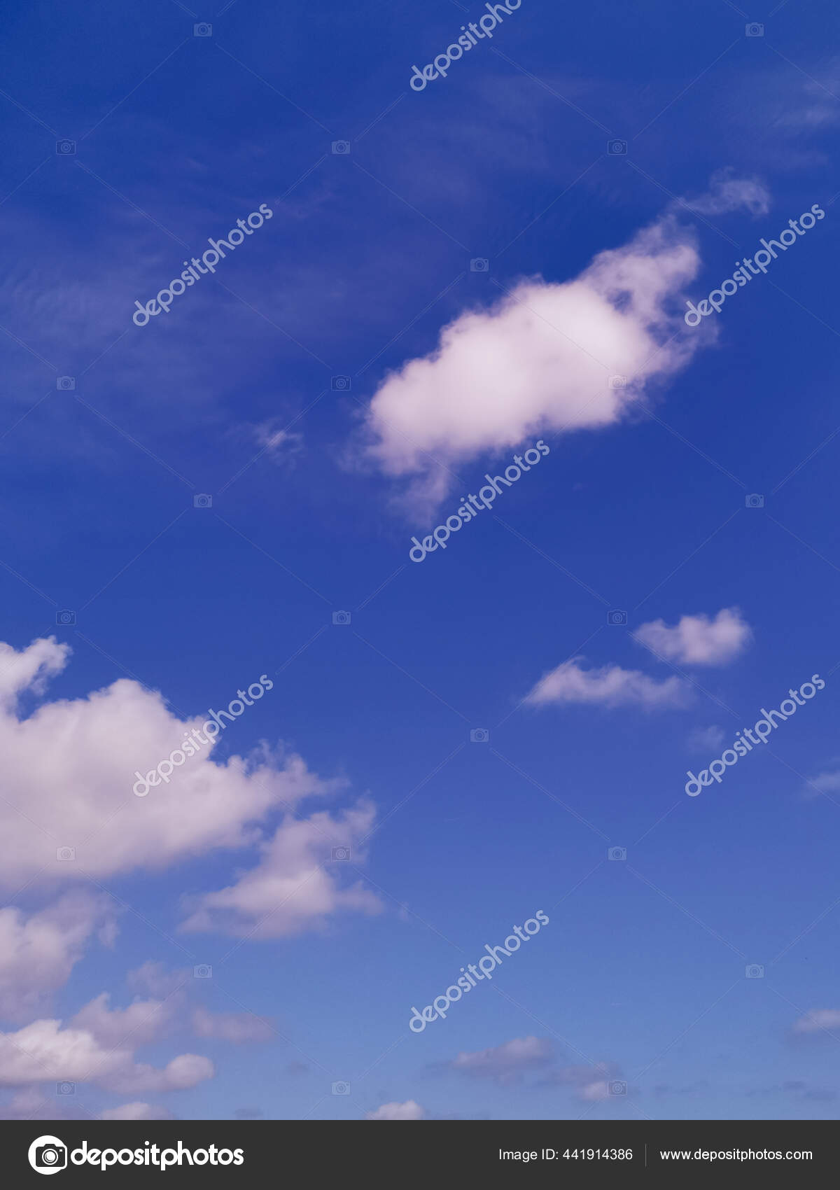 Cloudy Sky Background Vertical