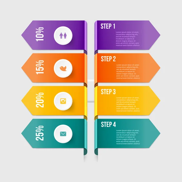 100,000 Combine steps infographic Vector Images | Depositphotos