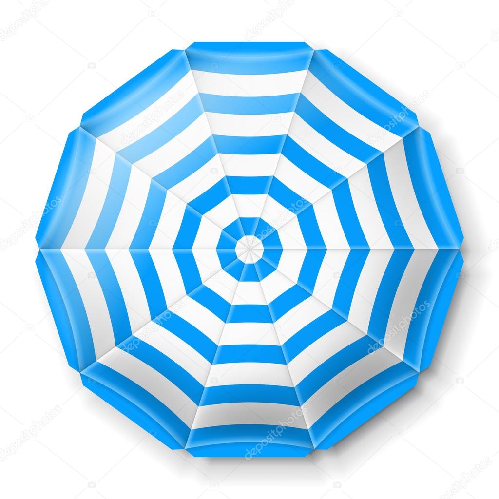 Beach umbrella top view Stock Vector by ©ober-art 75527643