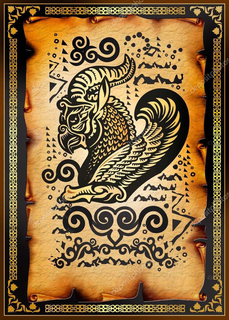 Collection of papyrus — Stock Vector © Veta_kz #88554668