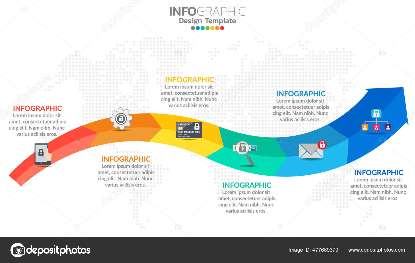Timeline Infographics Design Template Options Process Diagram Stock ...
