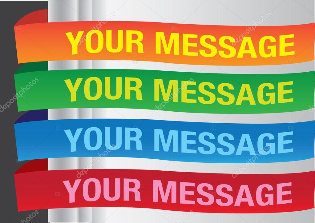 Layout design with colorful banners with copy space Stock Vector Image ...