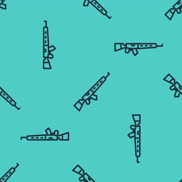 Sniper rifle doodle seamless pattern background Stock Vector Image by ...
