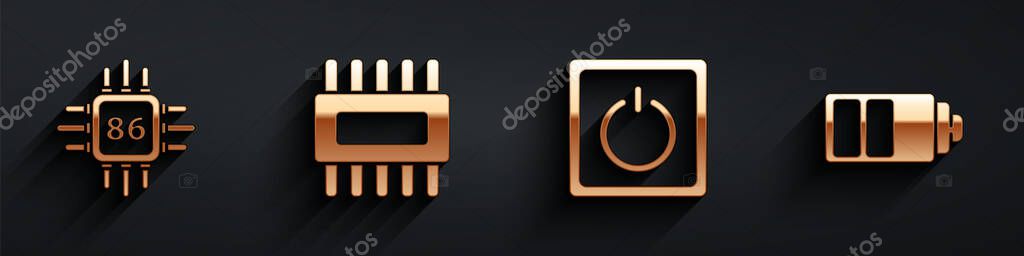 Set Procesador con CPU de microcircuitos, procesador con CPU de microcircuitos, interruptor de ...