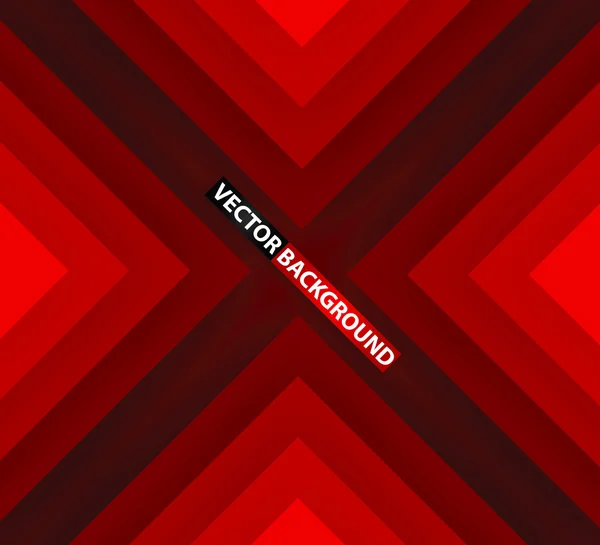 abstract red triangle background with stripes — Stock Vector ...