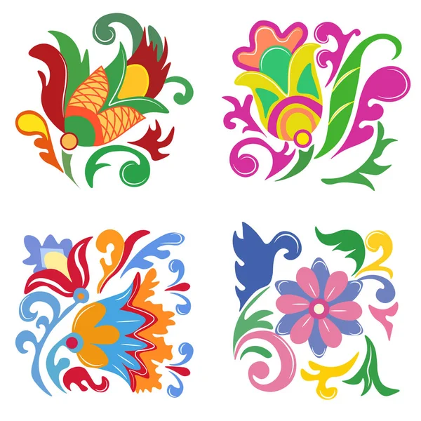 Folk elementen Vector Art Stock Images | Depositphotos