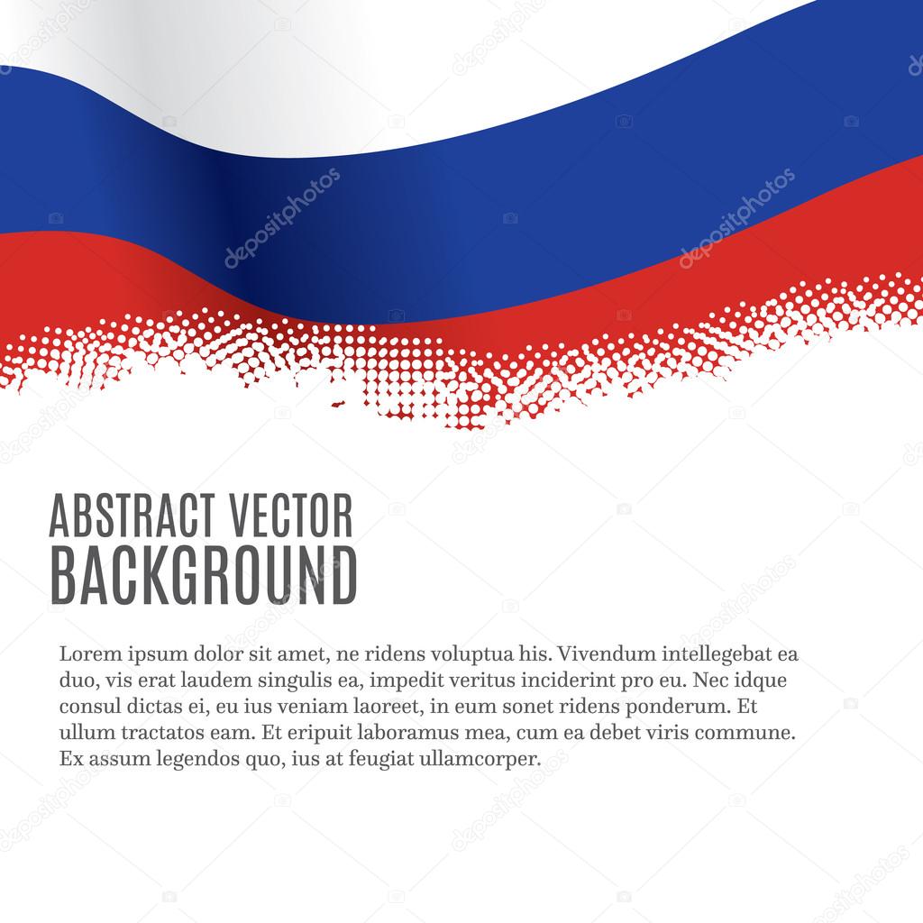 Vector background with Russian flag Stock Vector Image by ©Aenyeth ...