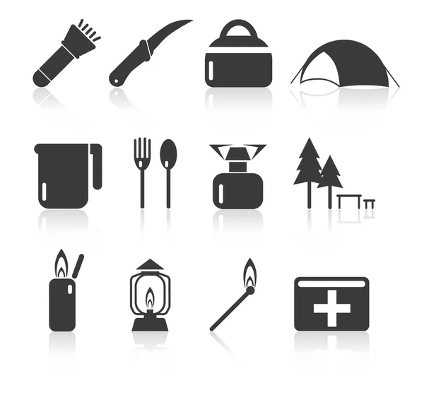 Simple camping icons, Royalty-free Simple camping icons Vector Images ...