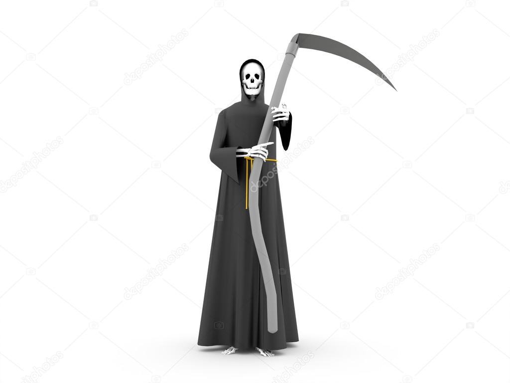 Grim Reaper rendered Stock Photo by ©pupes 89004508