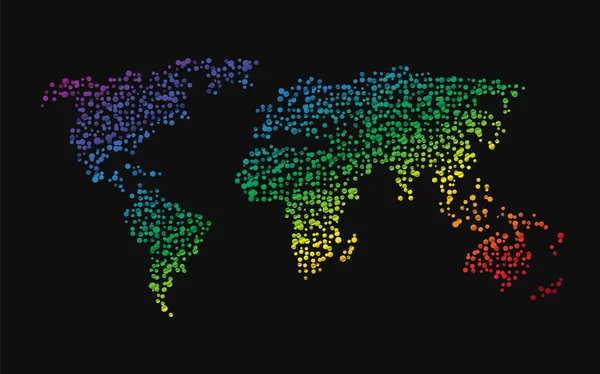 Abstract Colorful World Map Dotted Graphic Design Stock Vector Image by ... Abstract Colorful World Map Dotted Graphic Design Stock Vector Image by ...