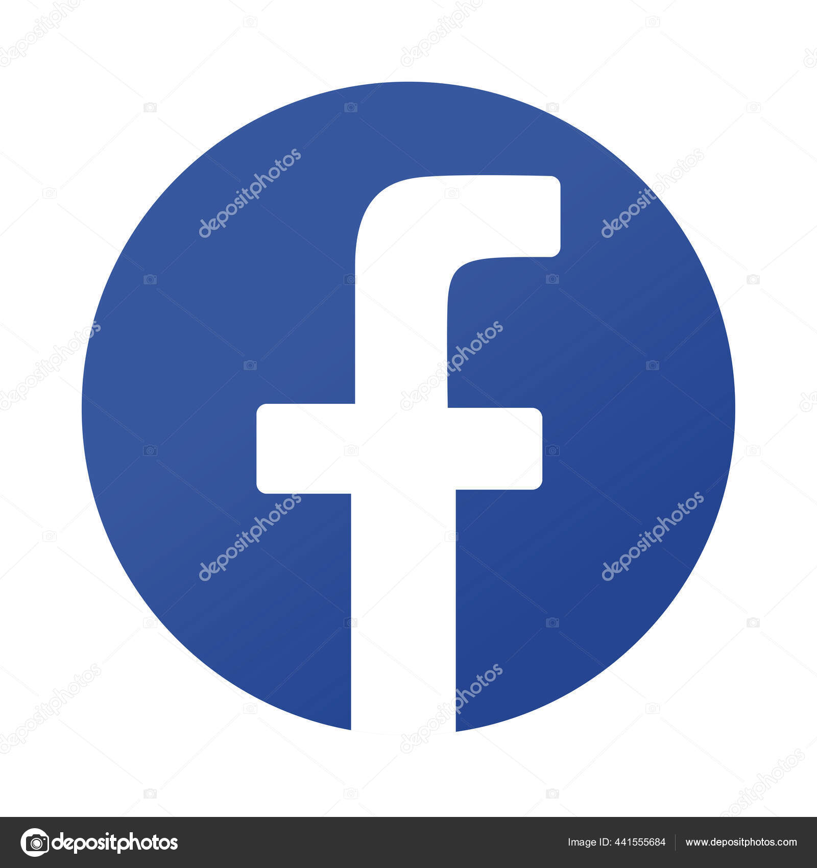 Facebook logo symbol icon,colorful design Stock Vector by ©vec.stock ...