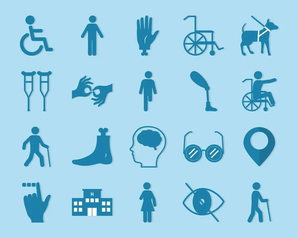 Pictogram old people and people icon set, silhouette style Stock Vector ...