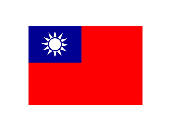 Bandera de taiwan Imágenes Vectoriales, Gráfico Vectorial de Bandera de ...
