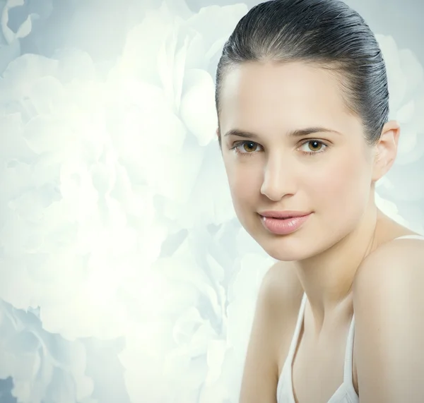 Beautiful Natural Woman — Stock Photo © iconogenic #70558051