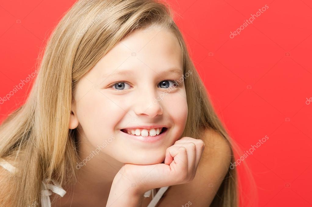 Ten Year Old Girl — Stock Photo © iconogenic #86260436