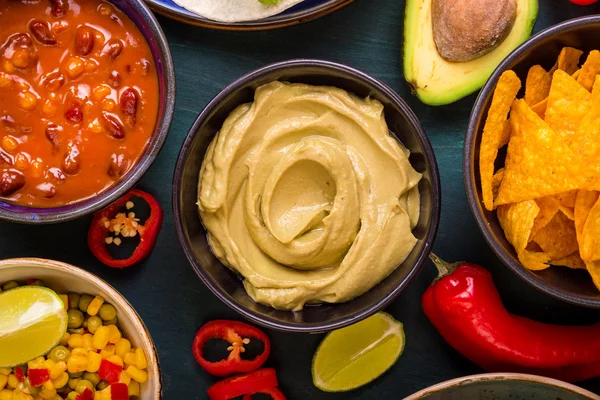 Mixed mexican food Stock Photo by ©somegirl 115883864