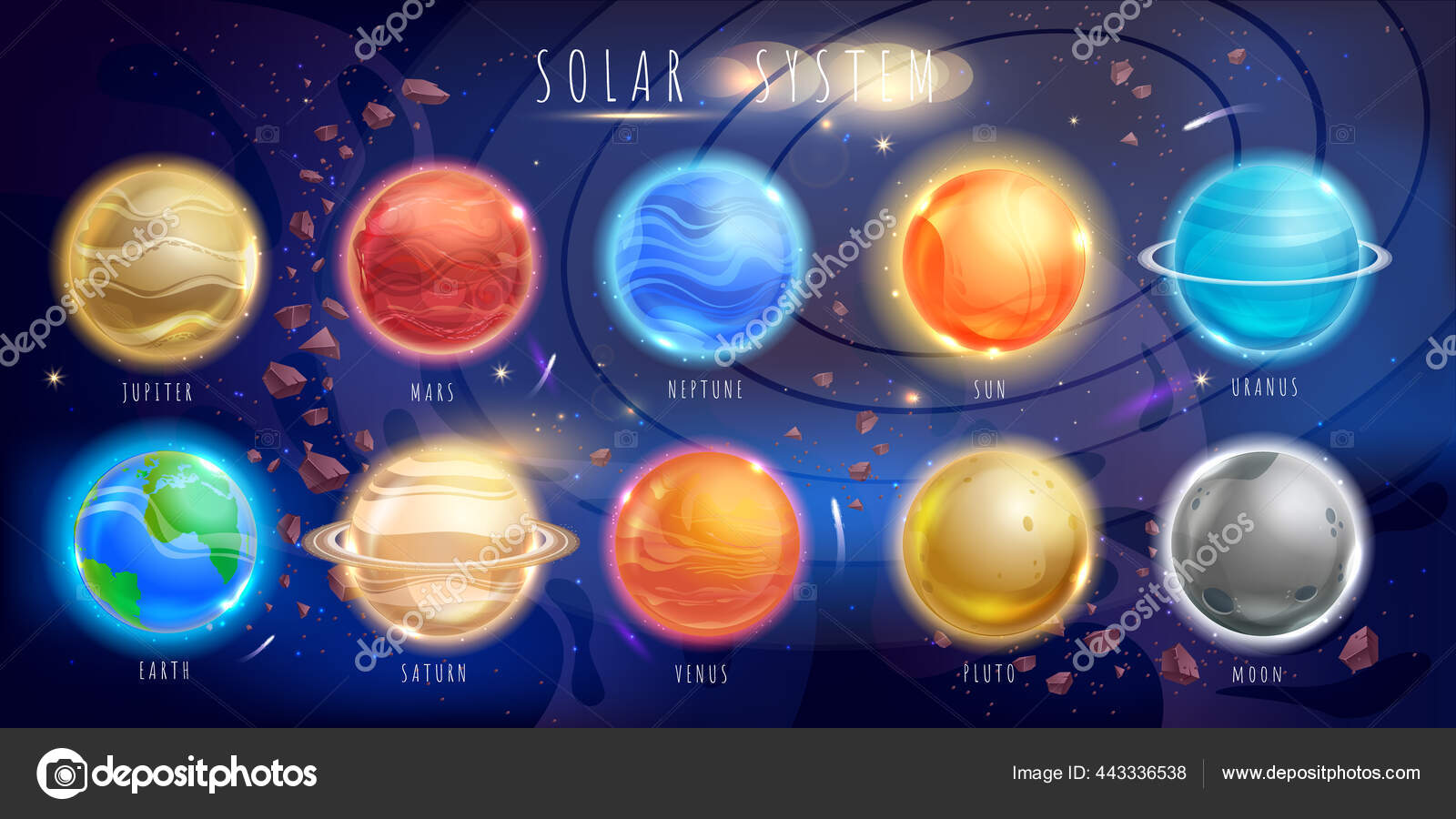 Los Colores De Los Planetas Del Sistema Solar