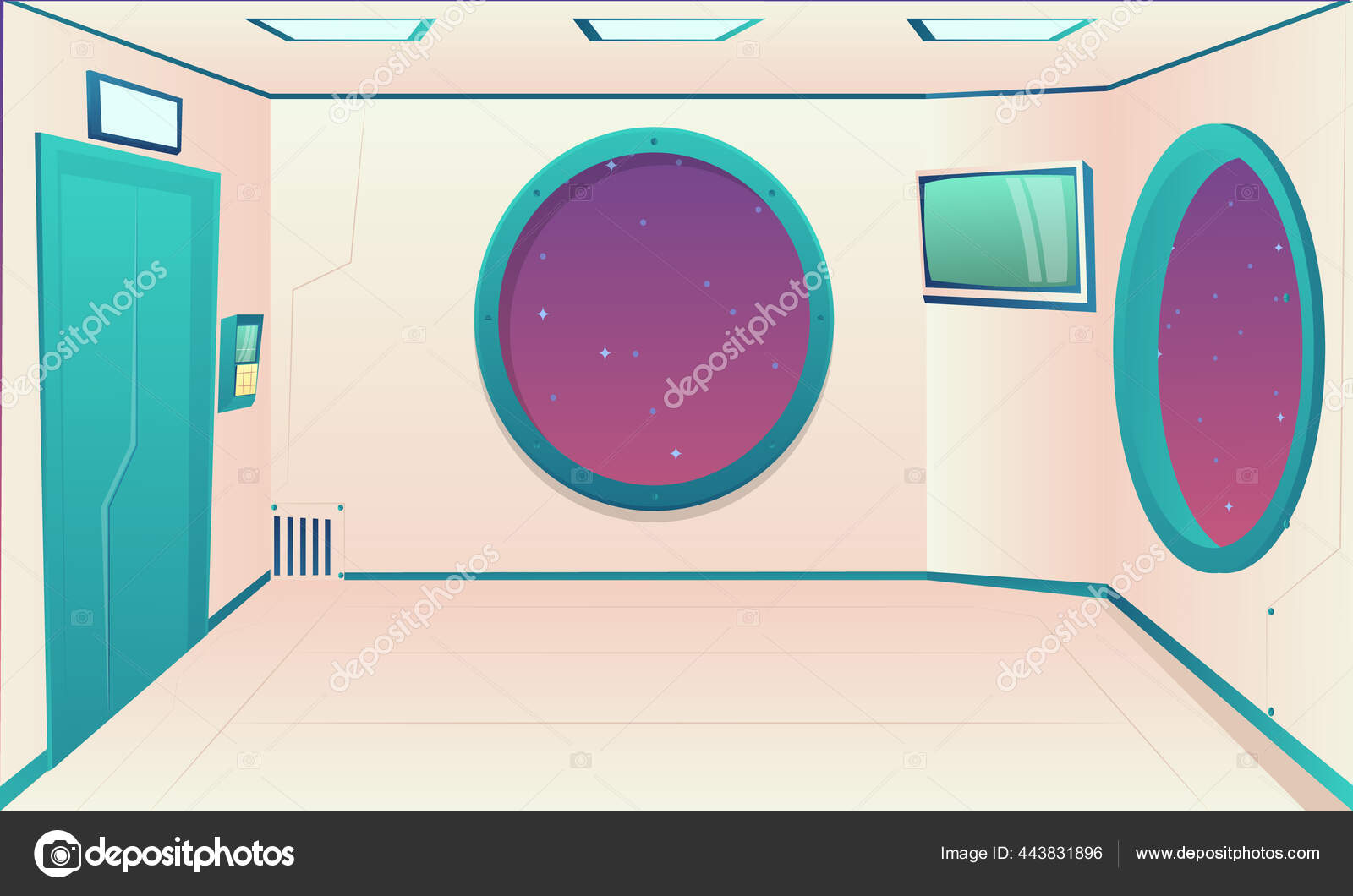 Spaceship Inside Cartoon