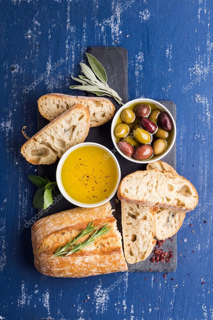 Mediterranean snacks set Stock Photo by ©sonyakamoz 107026492