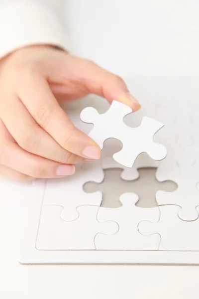 Complete jigsaw puzzle Stock Photo by ©deeblue 56904887