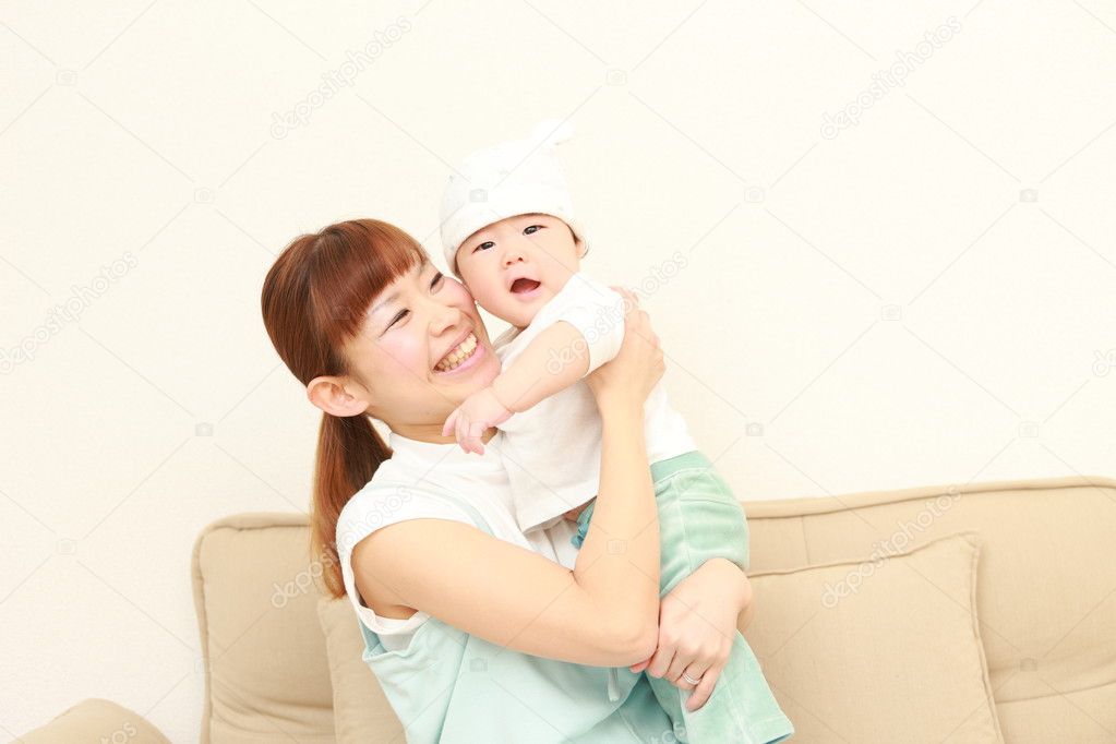 Mamá y bebé: fotografía de stock © deeblue #57120229 | Depositphotos