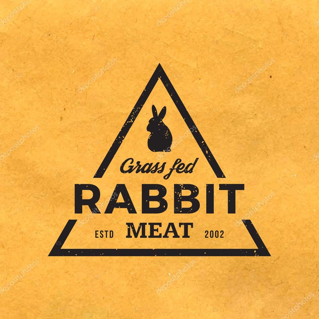 Premium rabbit meat label Stock Vector Image by ©igorrita #78289522