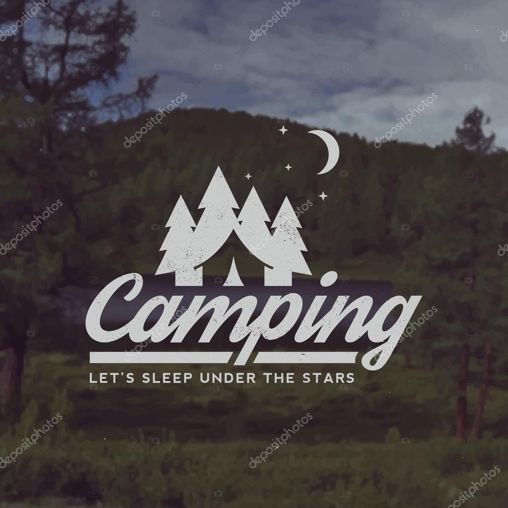 Vector camping emblem Stock Vector Image by ©igorrita #78295096