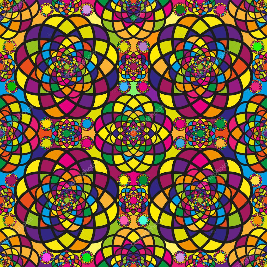 Vintage colored glass Stock Vector by ©NataliM 54152971