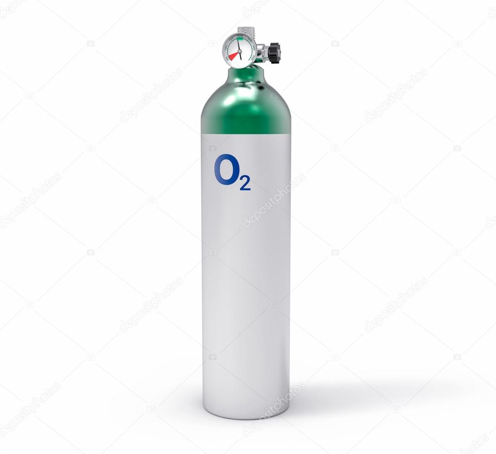3D Isolated Oxygen Tank — Stock Photo © Ivanc7 #103583626