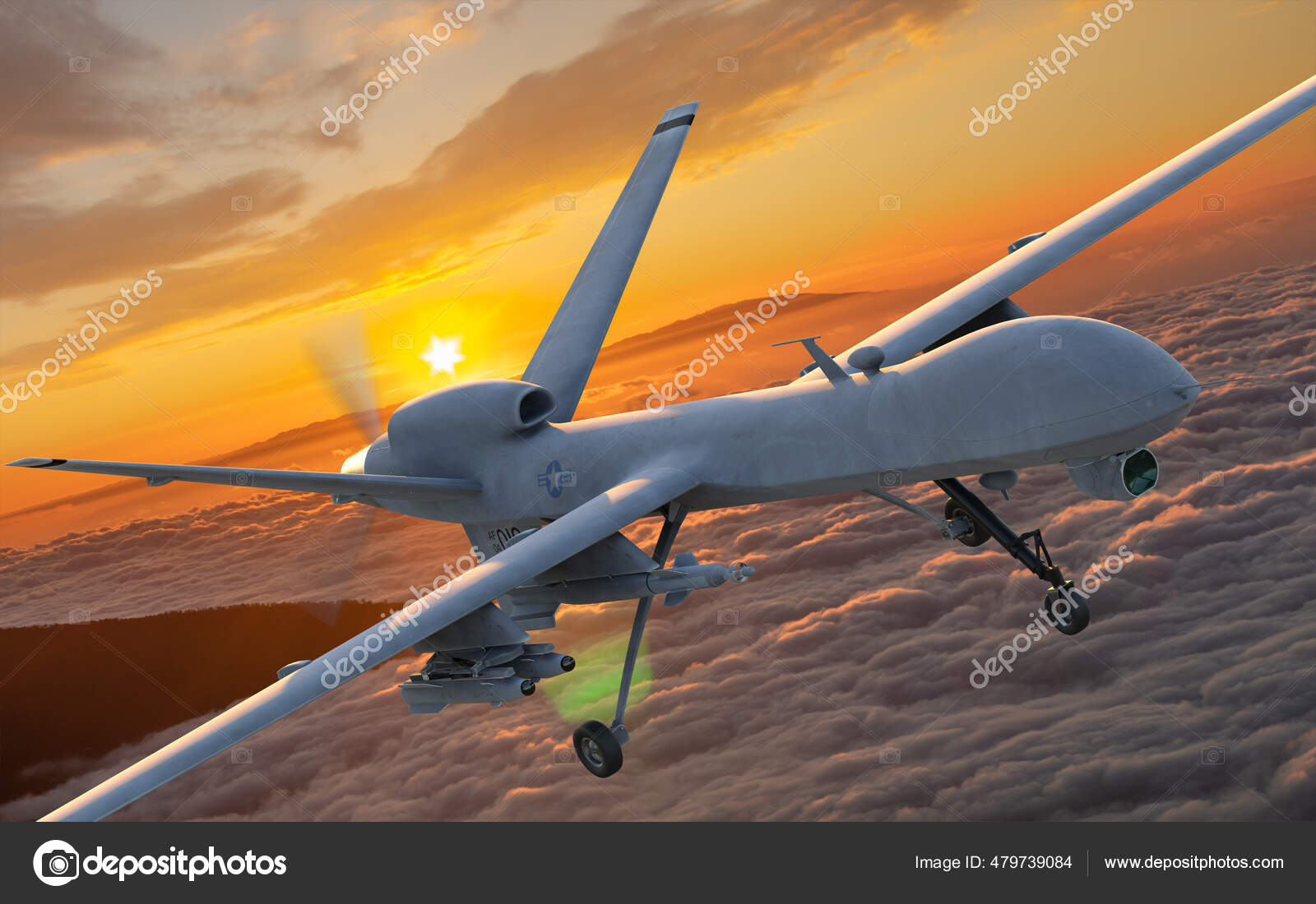 Reaper Combat Drone Weapons Mission — Stock Editorial Photo ...