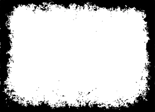 Black Paint Splatter Border