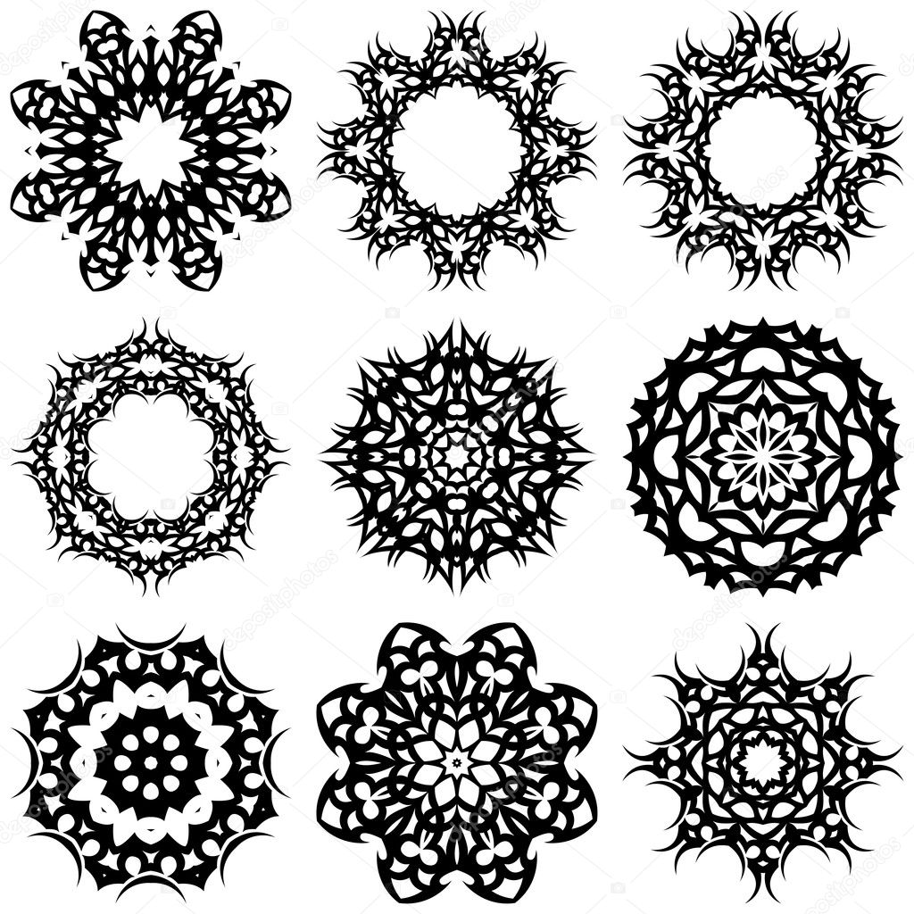 A round set of ornaments Stock Vector by ©smash338 60152279