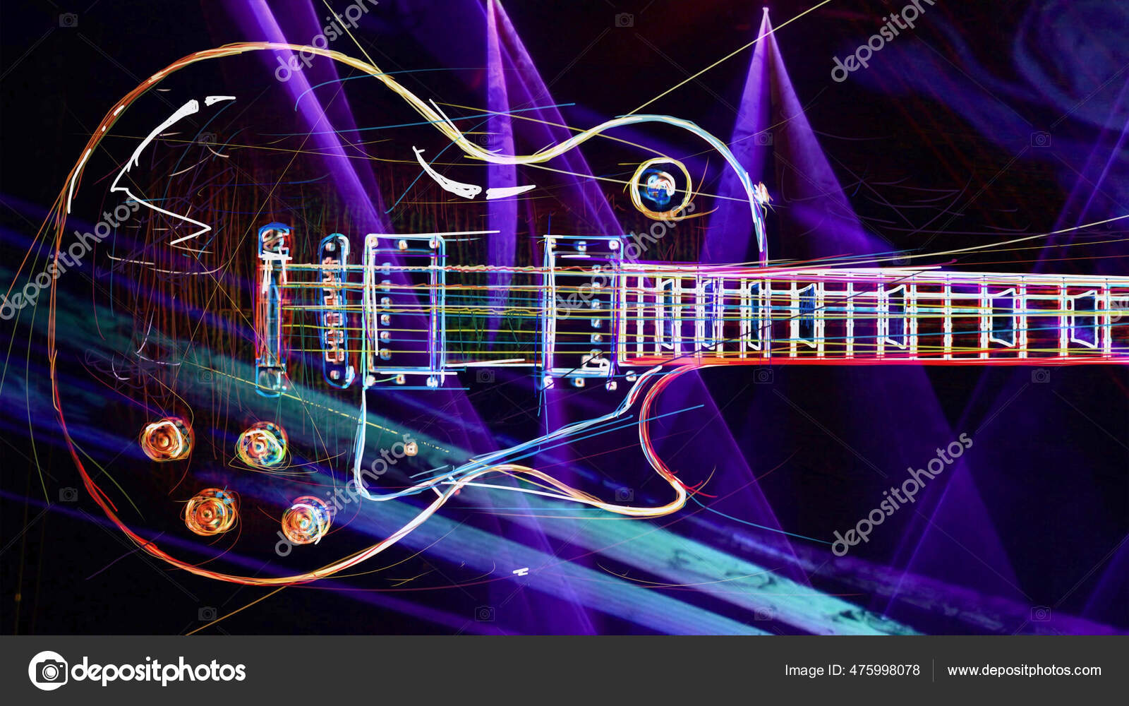 Purple Electric Guitar Wallpapers