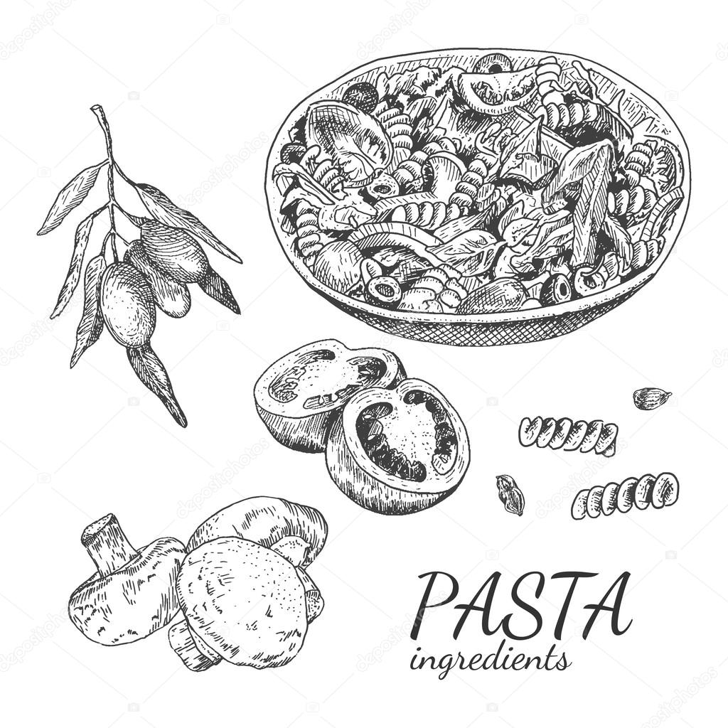 Hand Drawn Spaghetti