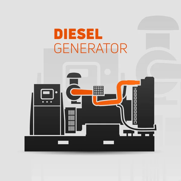 Diesel generator Vector Art Stock Images | Depositphotos