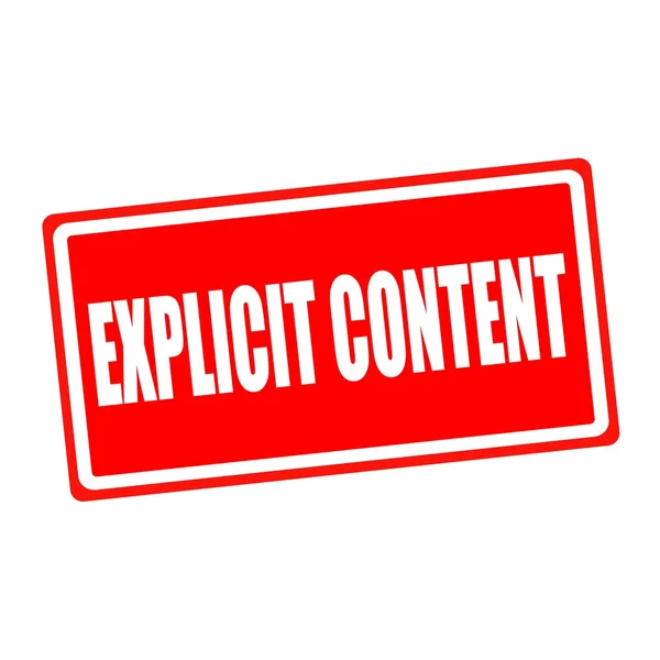 Explicit Content Sign