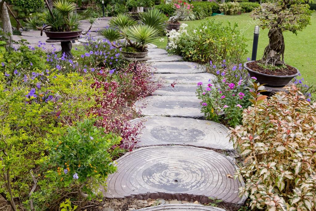 Beautiful Flower Garden Path