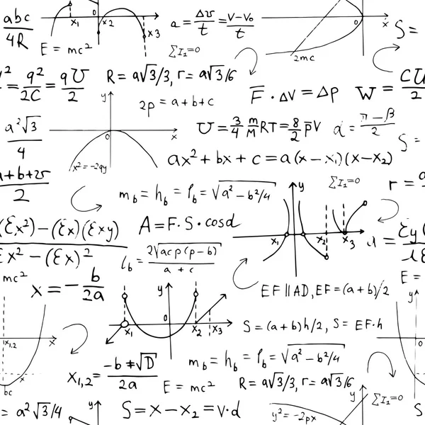 Mathematical seamless pattern — Stock Vector © goldenshrimp #81415596