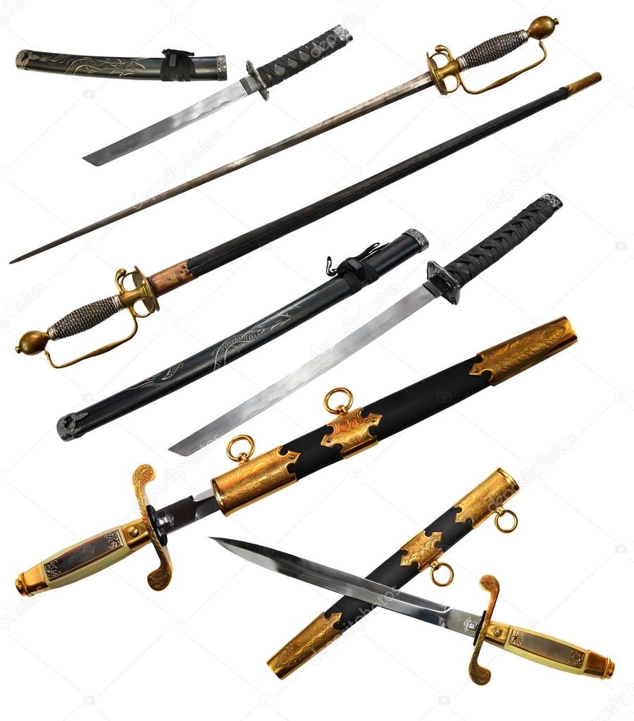 Different types of swords — Stock Photo © Samiramay #64889863