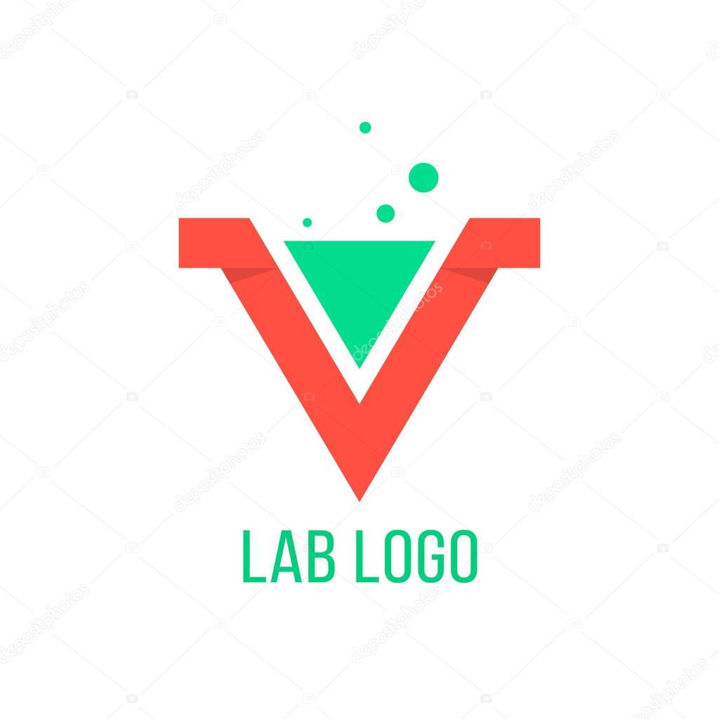 Red Logo With A Curve