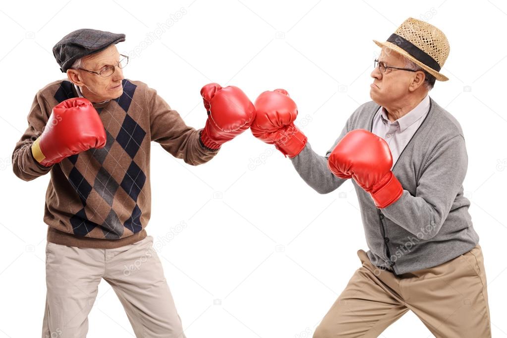 Two People Fighting Each Other