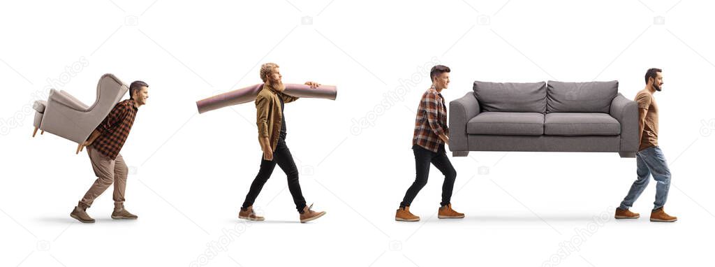 Man carrying sofa Stock Photos, Royalty Free Man carrying sofa Images ...