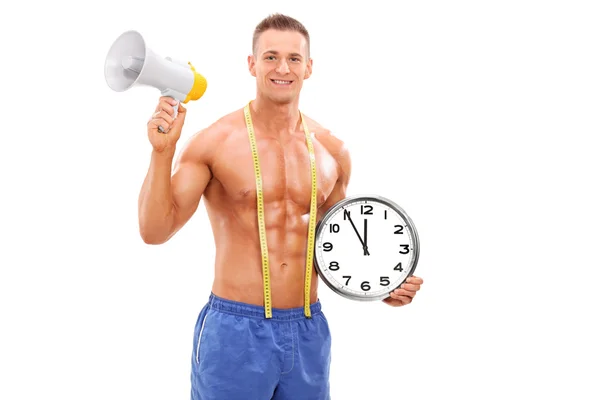Shirtless guy clock Stock Photos, Royalty Free Shirtless guy clock ...