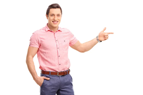 Man pointing right Stock Photos, Royalty Free Man pointing right Images ...