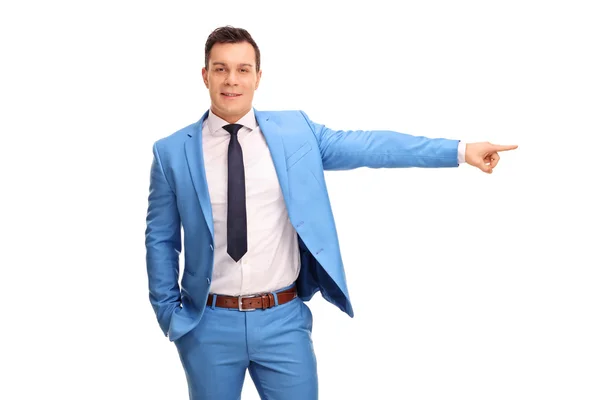 Man pointing right Stock Photos, Royalty Free Man pointing right Images ...